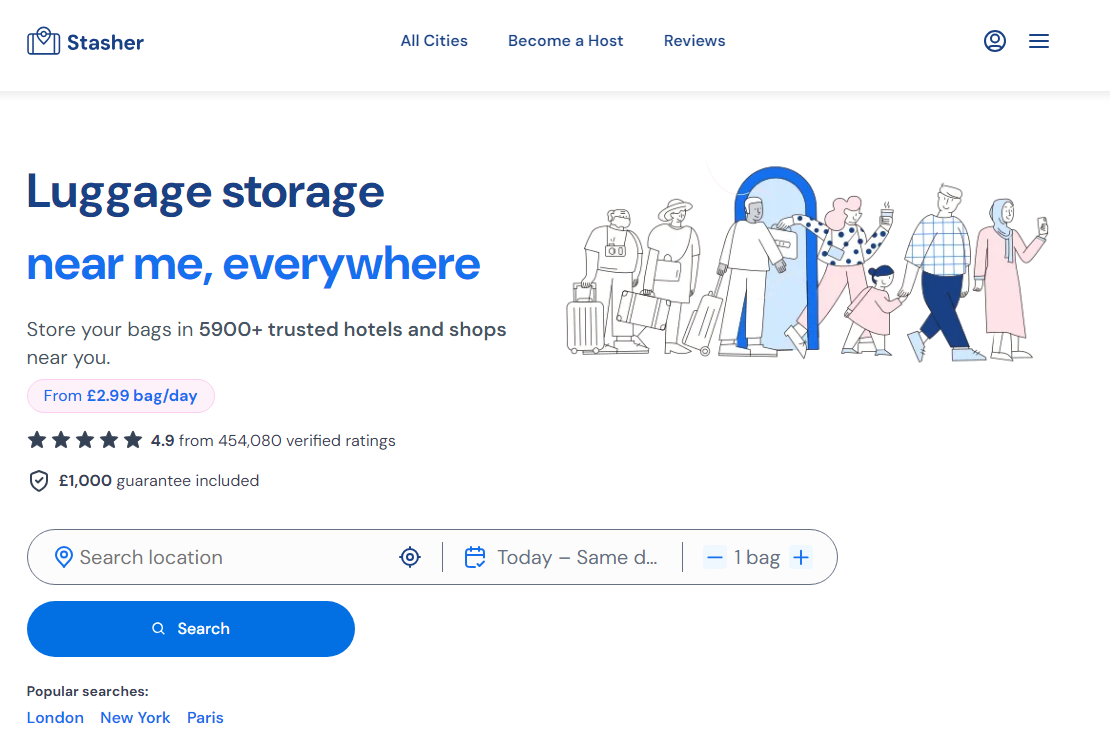 Stasher Luggage & Bag Storage - City Travel Guide